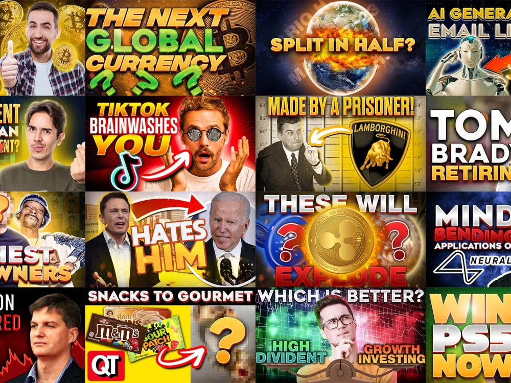 An eye-catching high CTR youtube thumbnail | Upwork