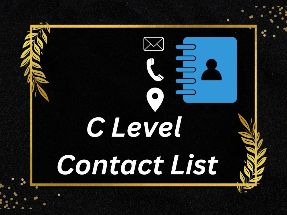 A list of c level contact in data entry, copy-paste, lead generation ...