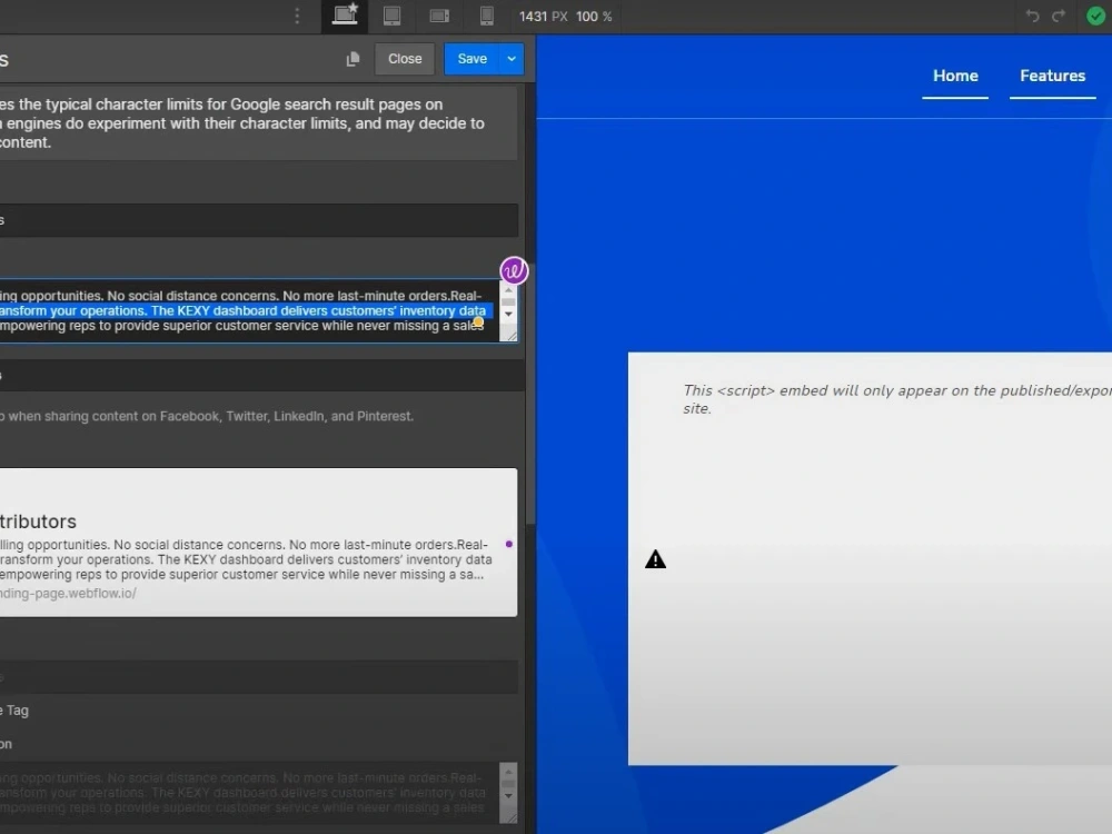 Complete ON Page SEO for your Webflow website | Webflow SEO expert | Upwork