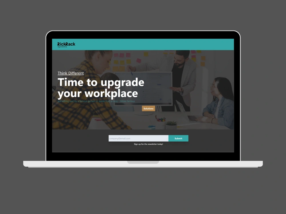 A responsive and good looking landing page with TailwindCSS | Upwork