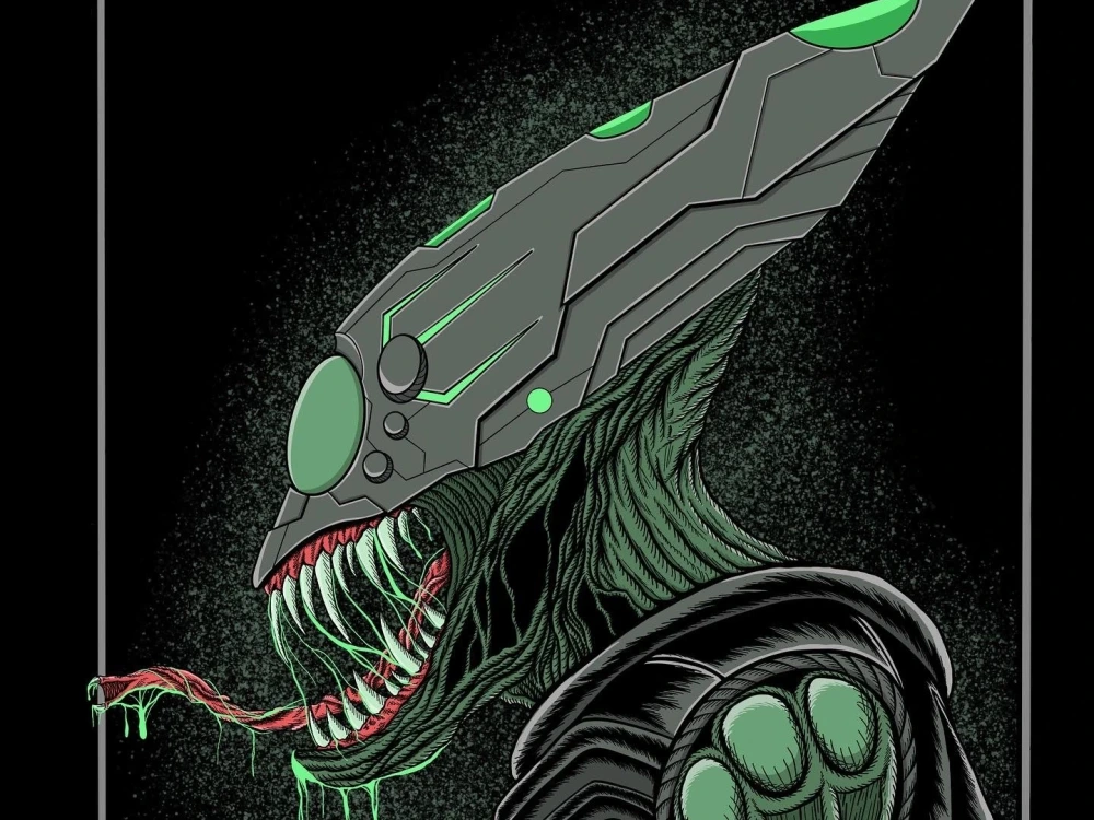 Detailed dark art and heavy metal horror illustration | Upwork