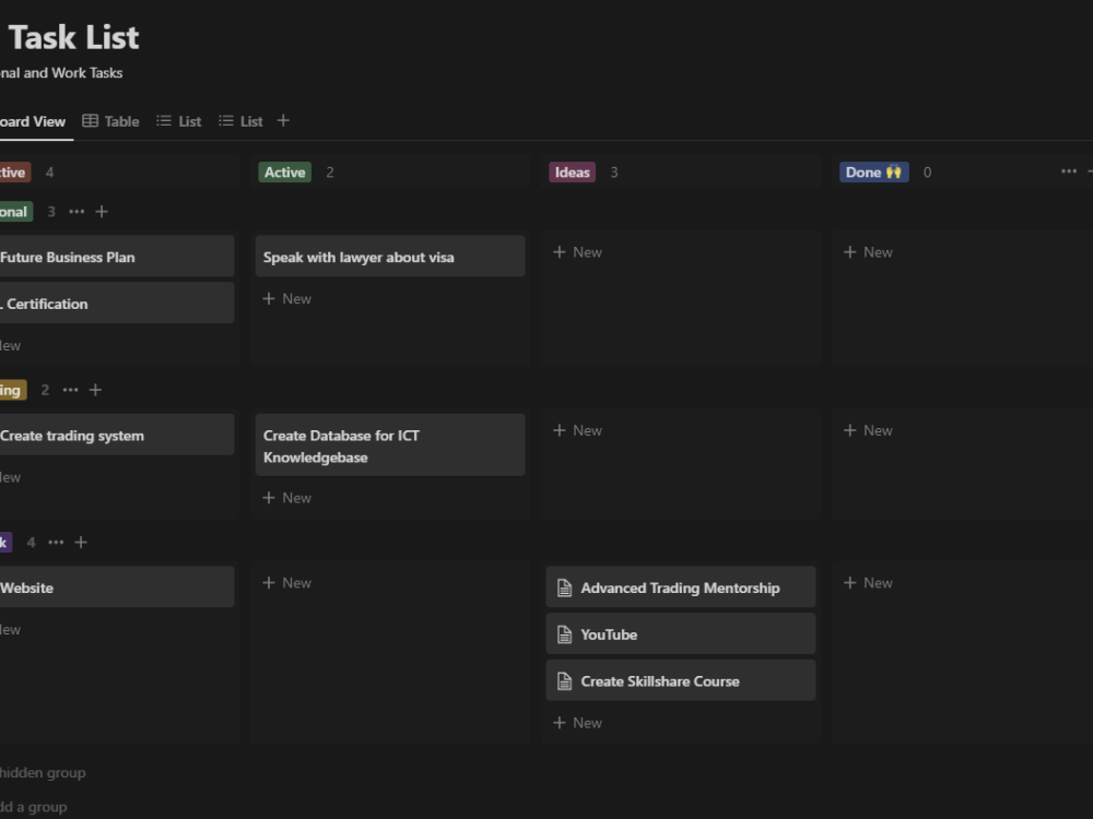 Fully customized Notion database built according to specification | Upwork