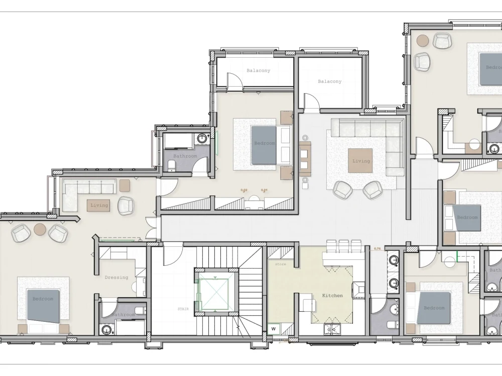 Architectural Floor Plans Design And Drawings 2d And 3d Revit Bim