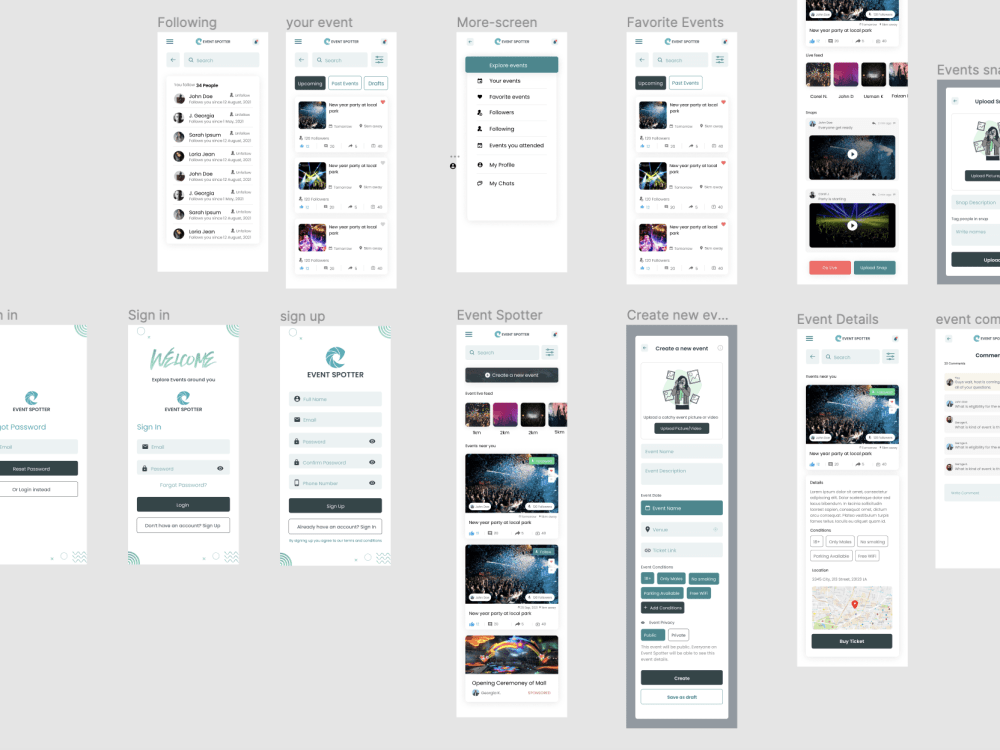 Mobile app, website ui ux design, dashboard design in figma, psd, adobe xd | Upwork