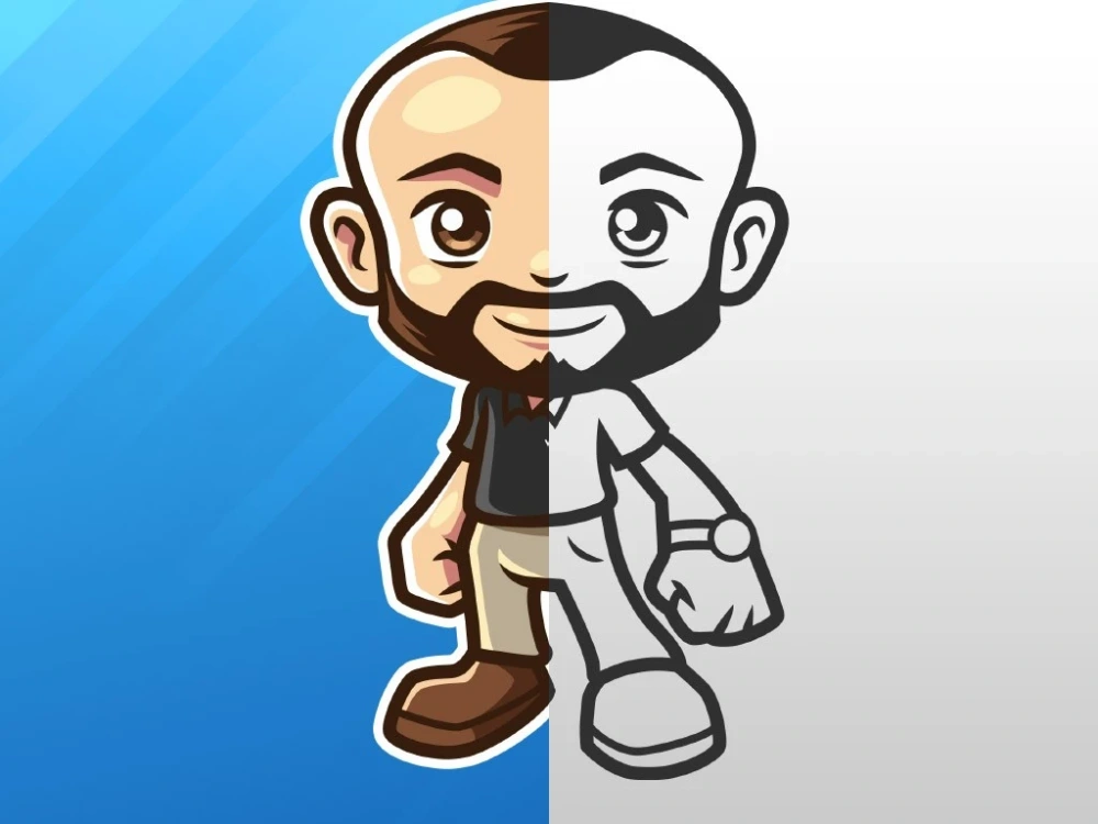 An original illustrated mascot logo for your business | Upwork