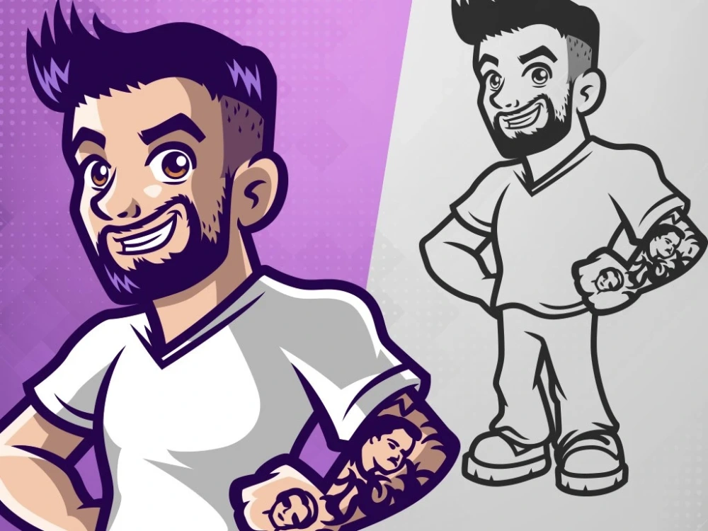 An original illustrated mascot logo for your business | Upwork