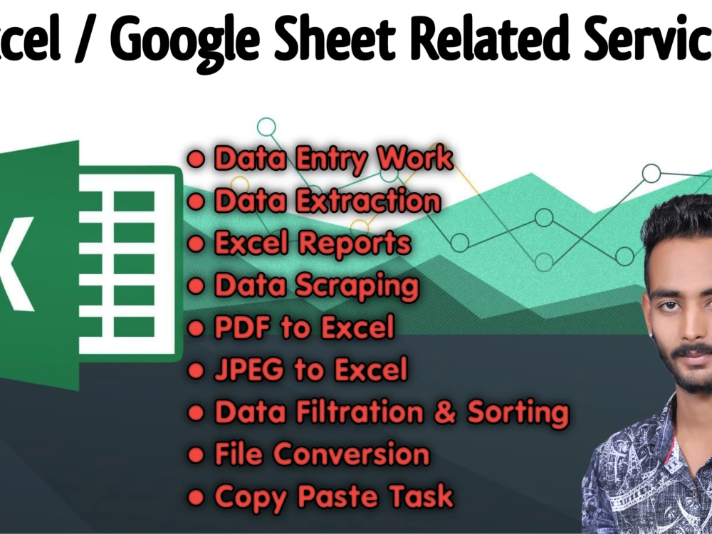 Any kind of work in excel spreadsheets in just 24hrs or 12 hrs | Upwork