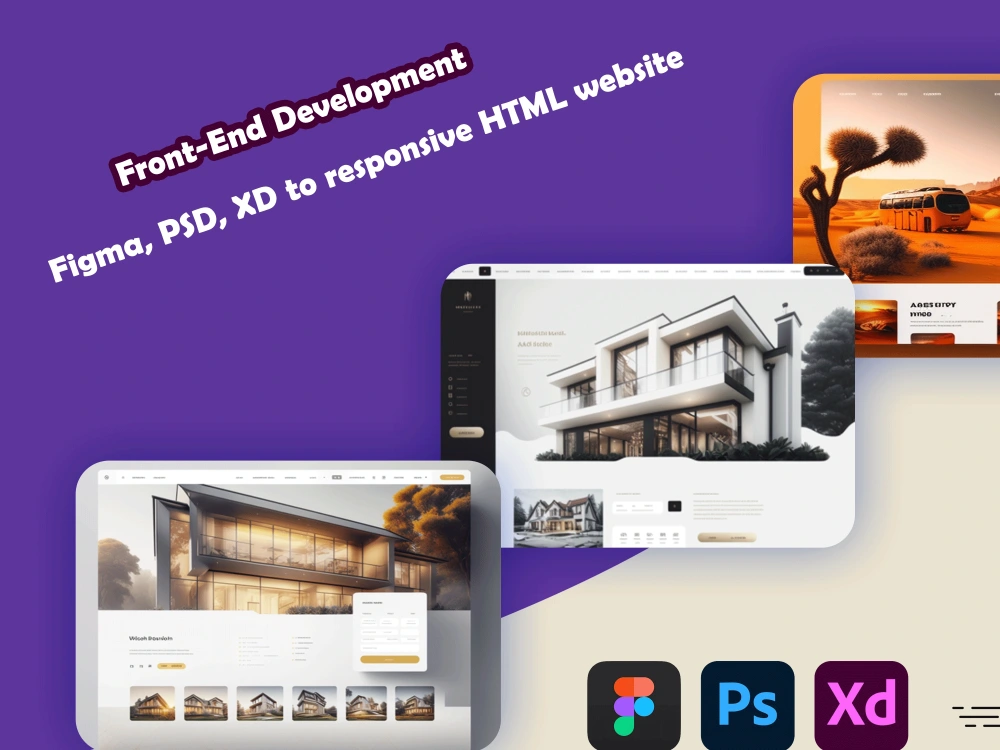 Responsive Html website from Figma, Psd, Xd | Upwork