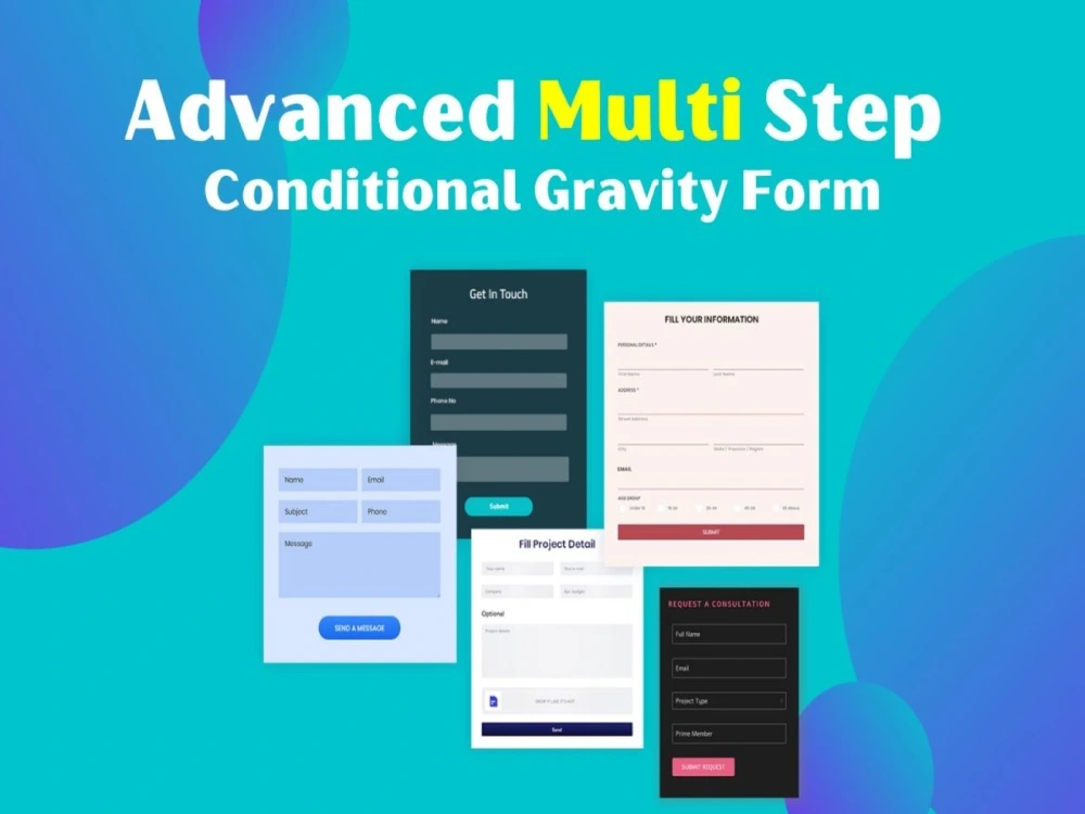 An advanced multistep conditional form by gravity form | Upwork