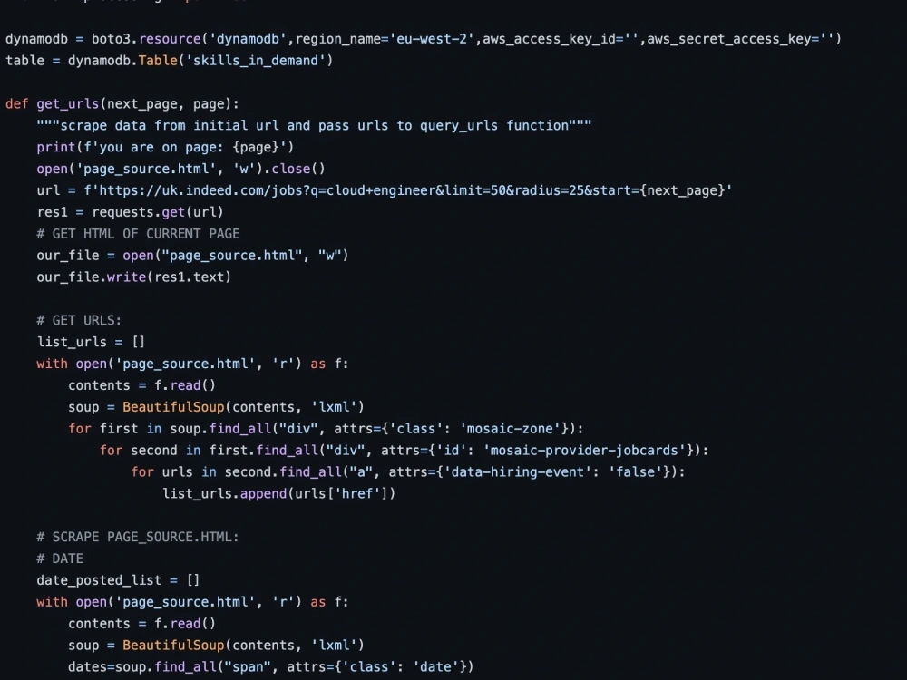 Python Web Scraping And Data Mining Upwork