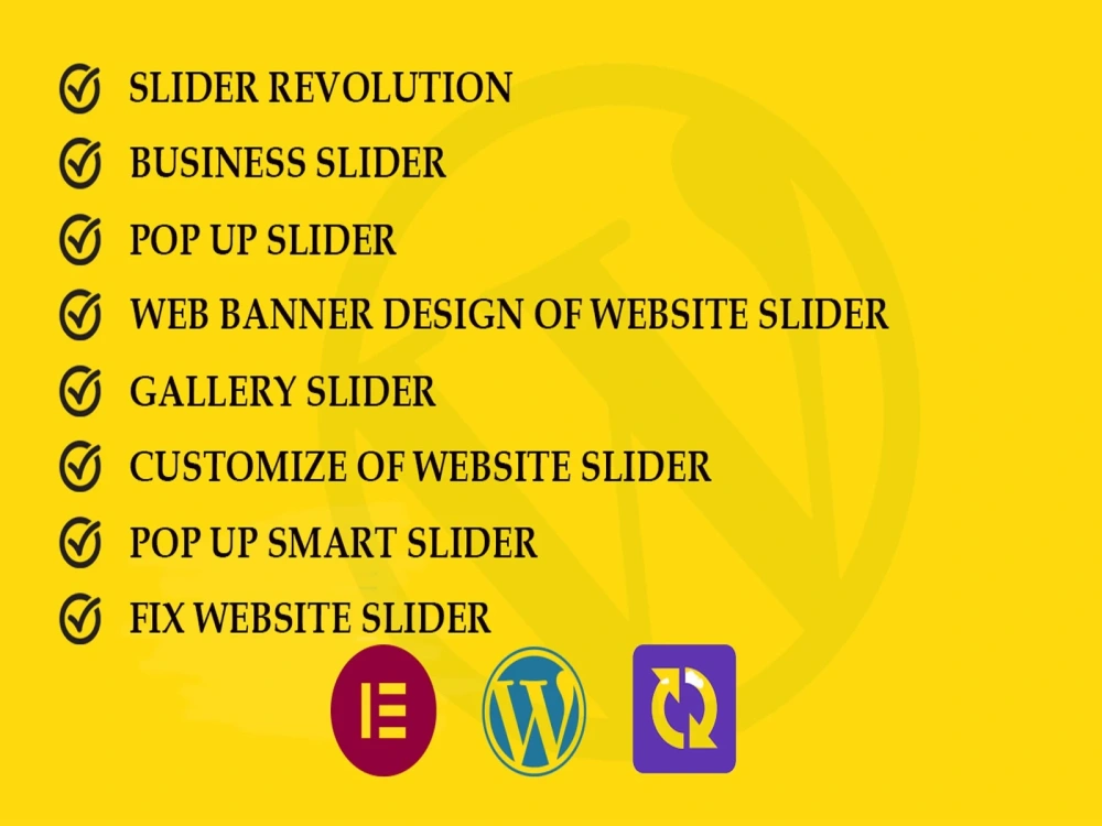 A responsive website slider using slider revolution | Upwork
