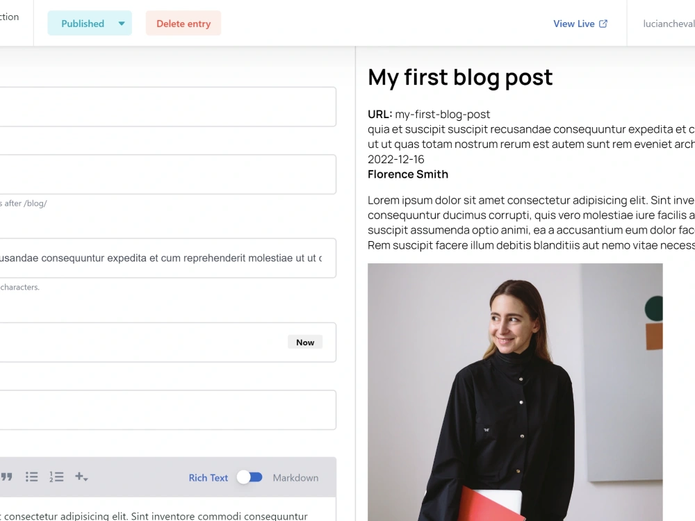 A beautiful, superfast and lightweight CV/personal website with a CMS ...