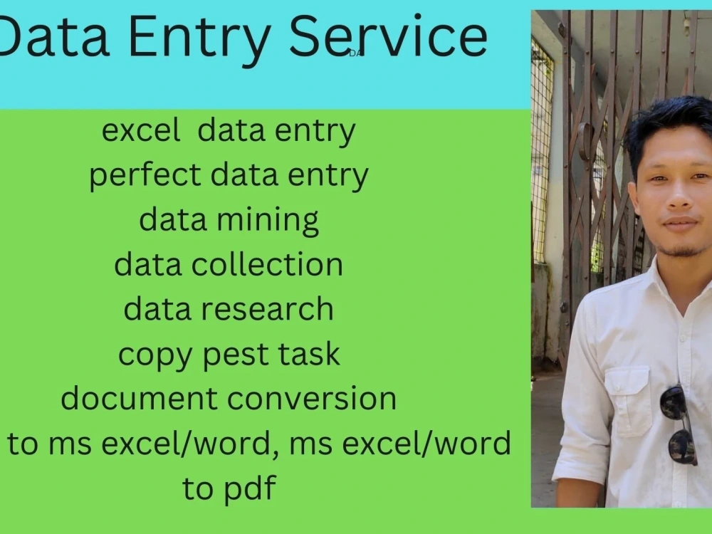 An amazing data entry expert for your business. | Upwork