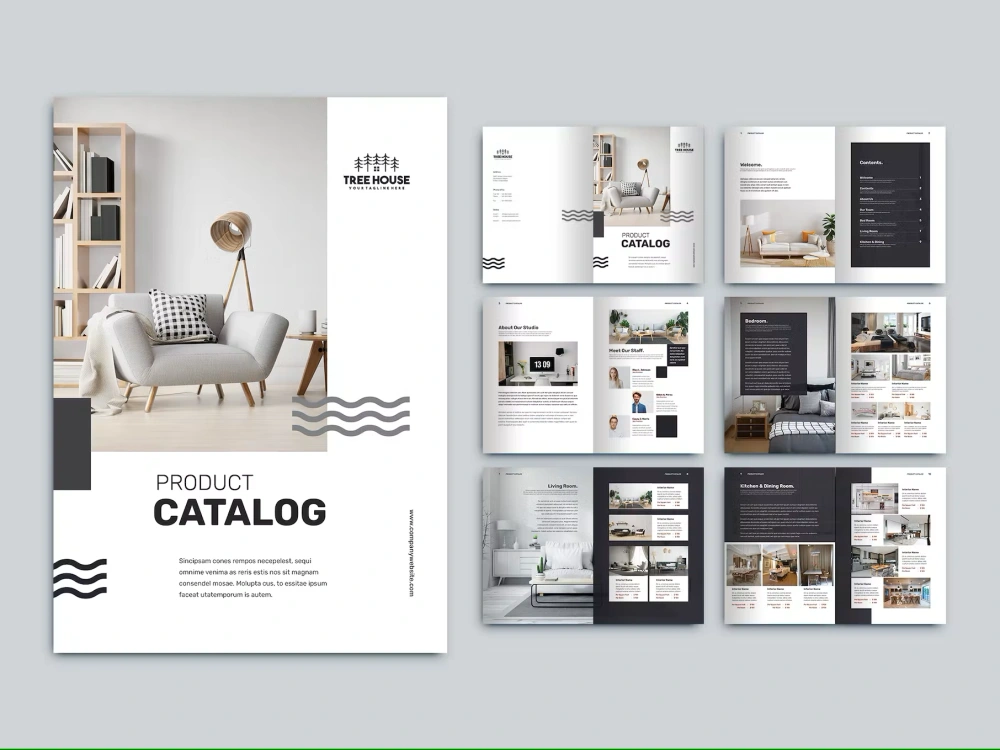 Modern Print-Ready Minimalistic Catalog Design for your Business | Upwork