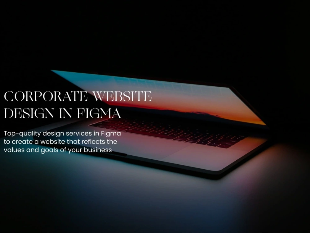 Corporate website design in Figma | Upwork