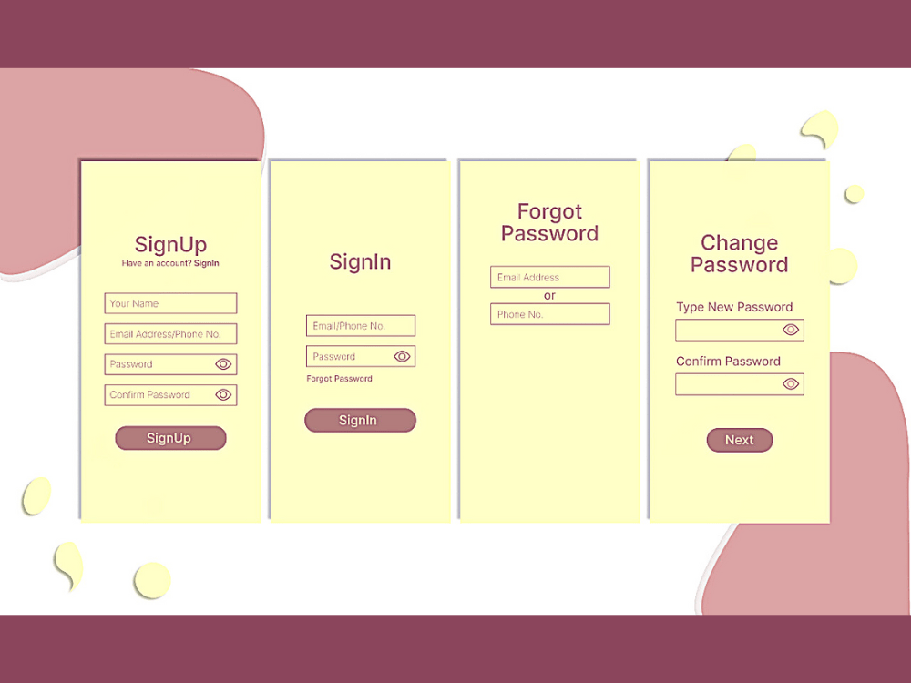 Low and high fidelity wireframe designs for your web and app | Upwork