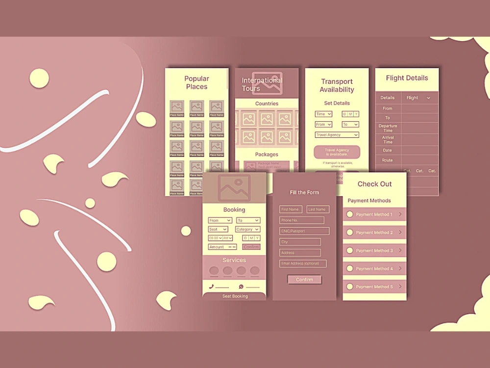 Low and high fidelity wireframe designs for your web and app | Upwork