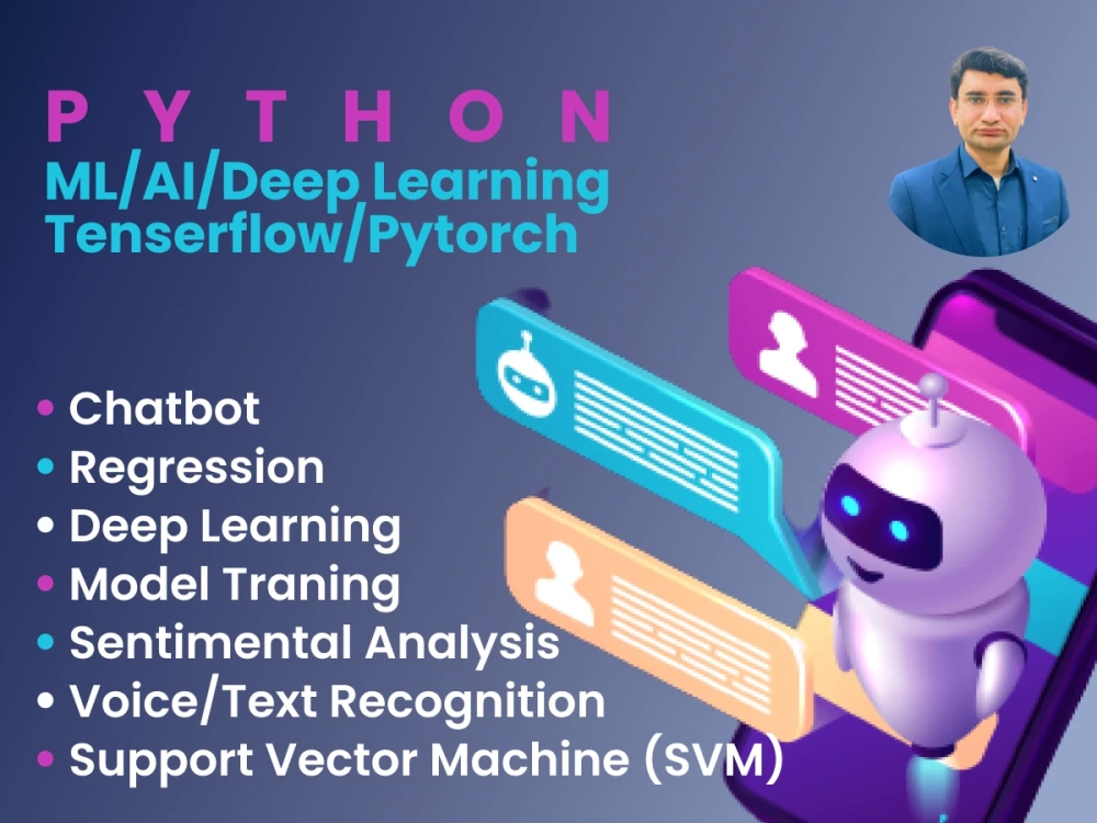 OpenAI | ChatGPT3 | ML | Tenserflow | Pytorch App Development | Upwork