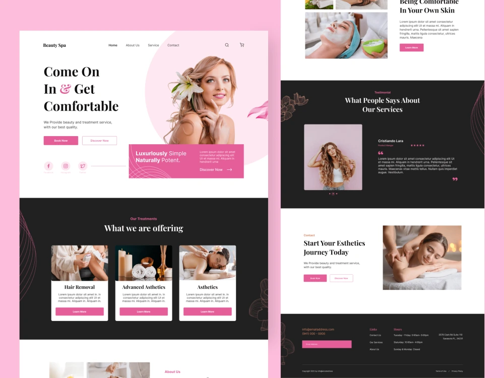 UI design landing page UI UX design responsive website in Figma | Upwork