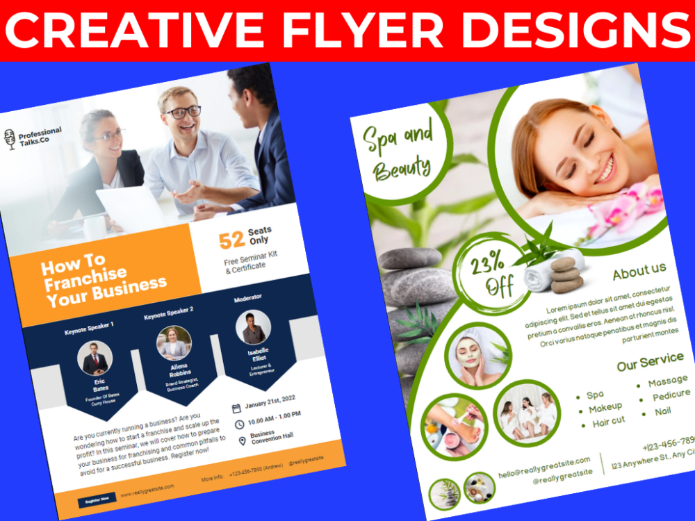An amazing flyer design for your Fast Food business | Upwork