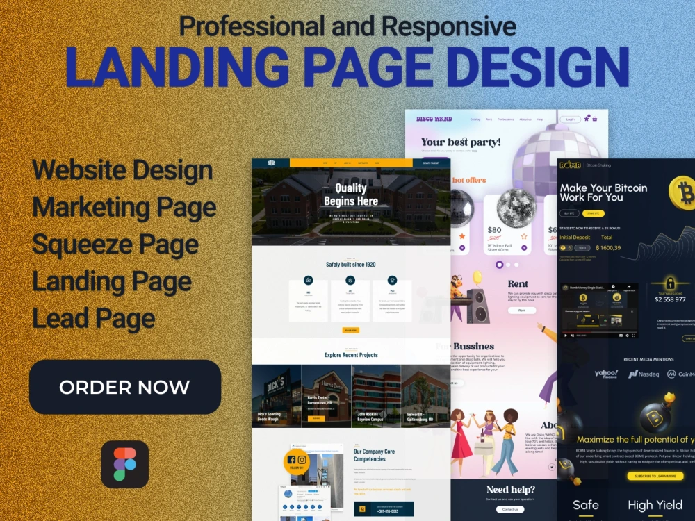 Modern Responsive Website design | Upwork