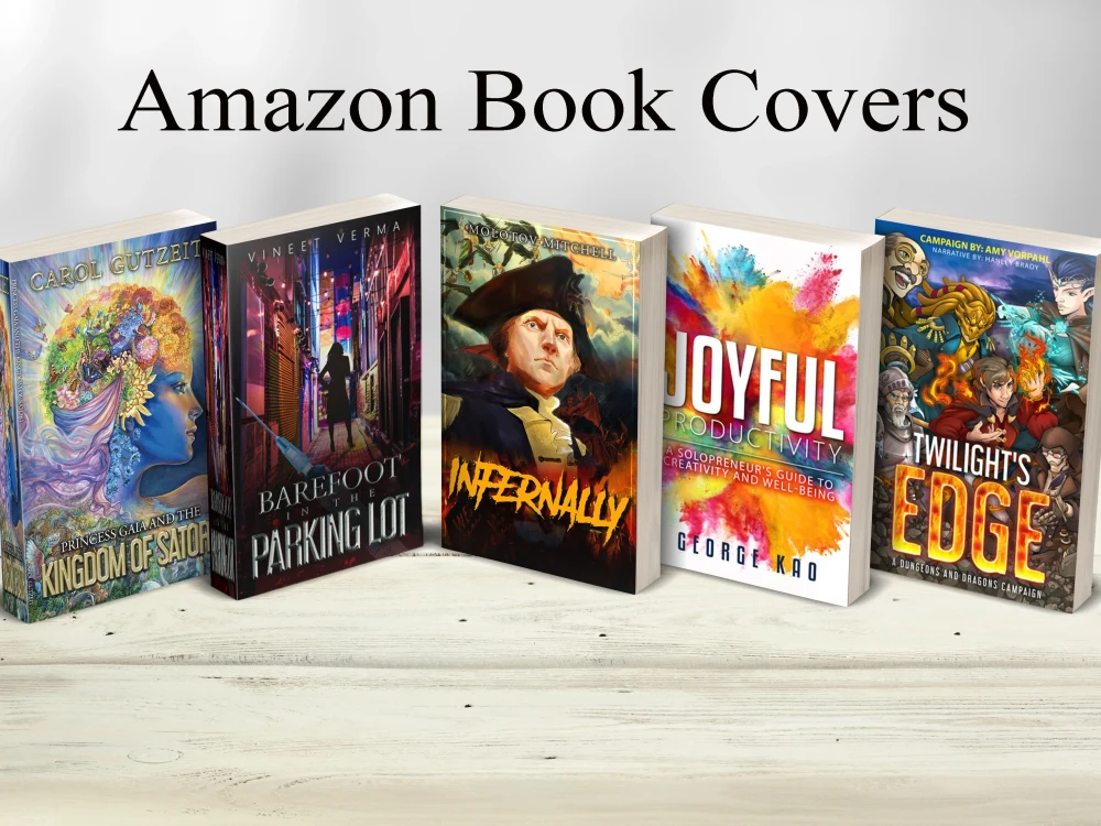 Professional Book Cover Amazon Kindle KDP eBook cover designs in 24 ...