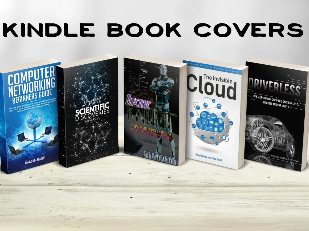 Professional Book Cover Amazon Kindle KDP eBook cover designs in 24 ...