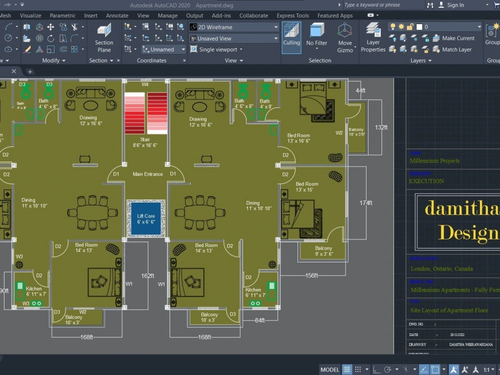 Professional floor plan designs in Autocad | Upwork