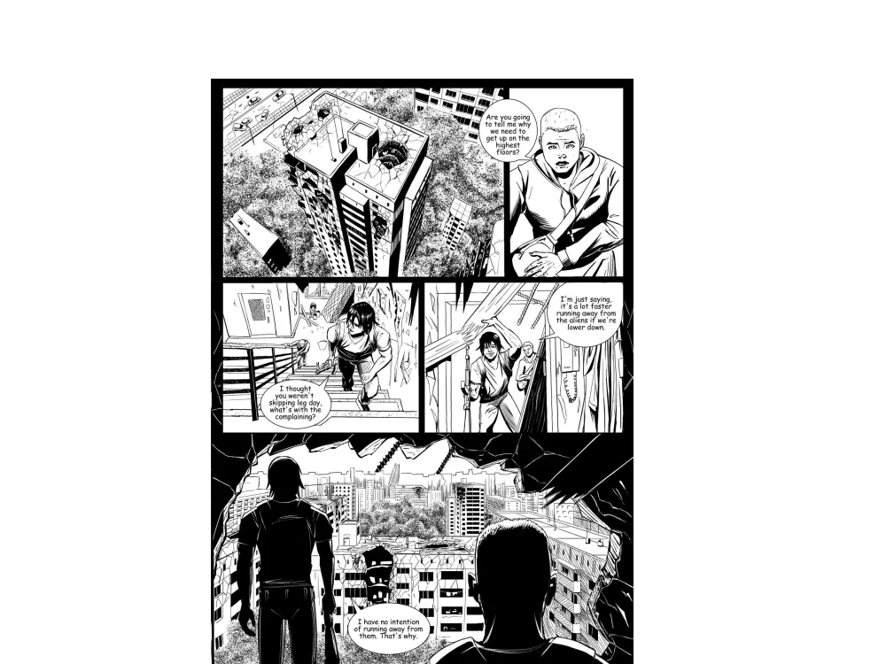A fully inked comic page for your comic book | Upwork