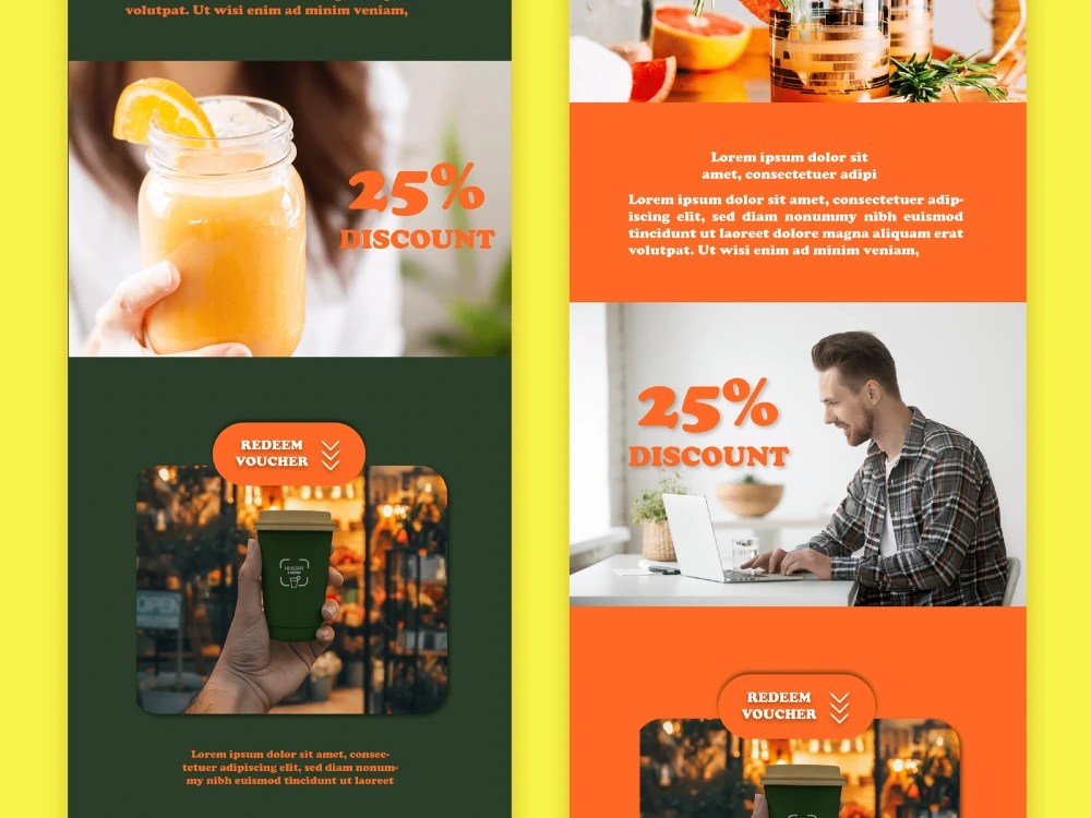 Eye-catching marketing email or newsletter design | Upwork