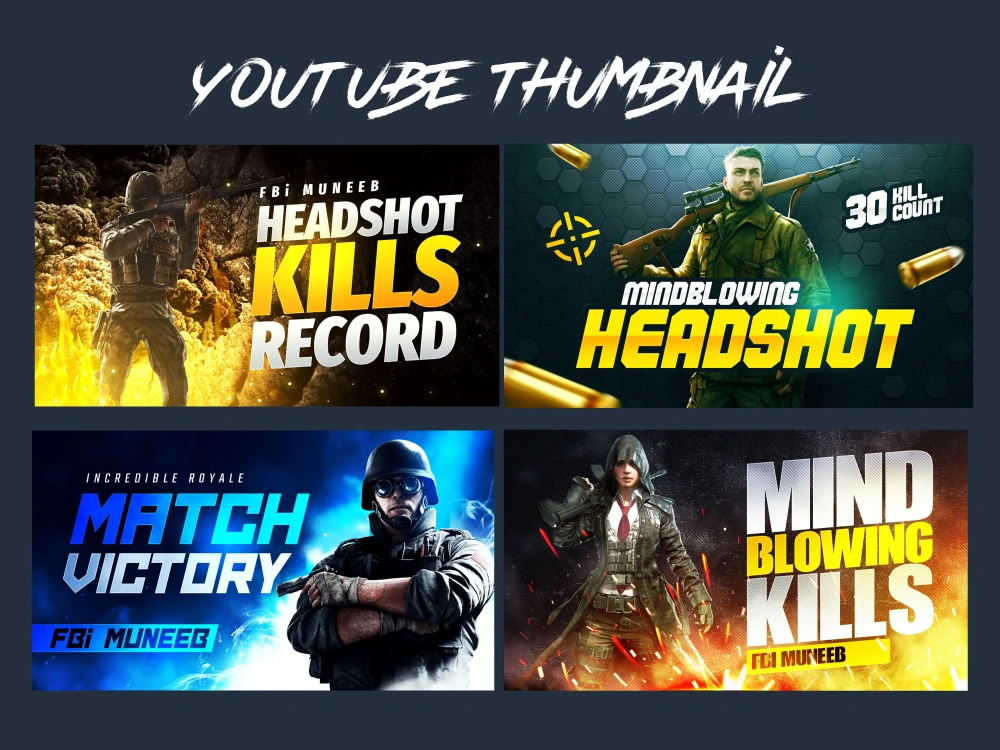 Excellent, attractive and eye-catchy youtube thumbnail design | Upwork