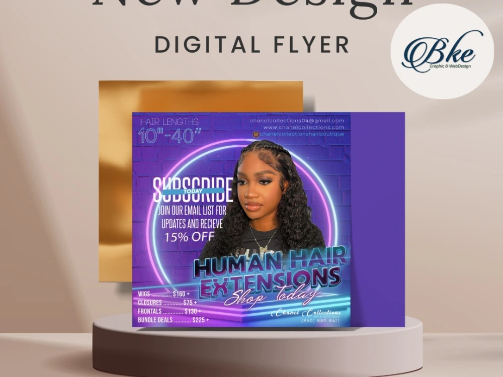 Custom Digital Flyer Design | Upwork