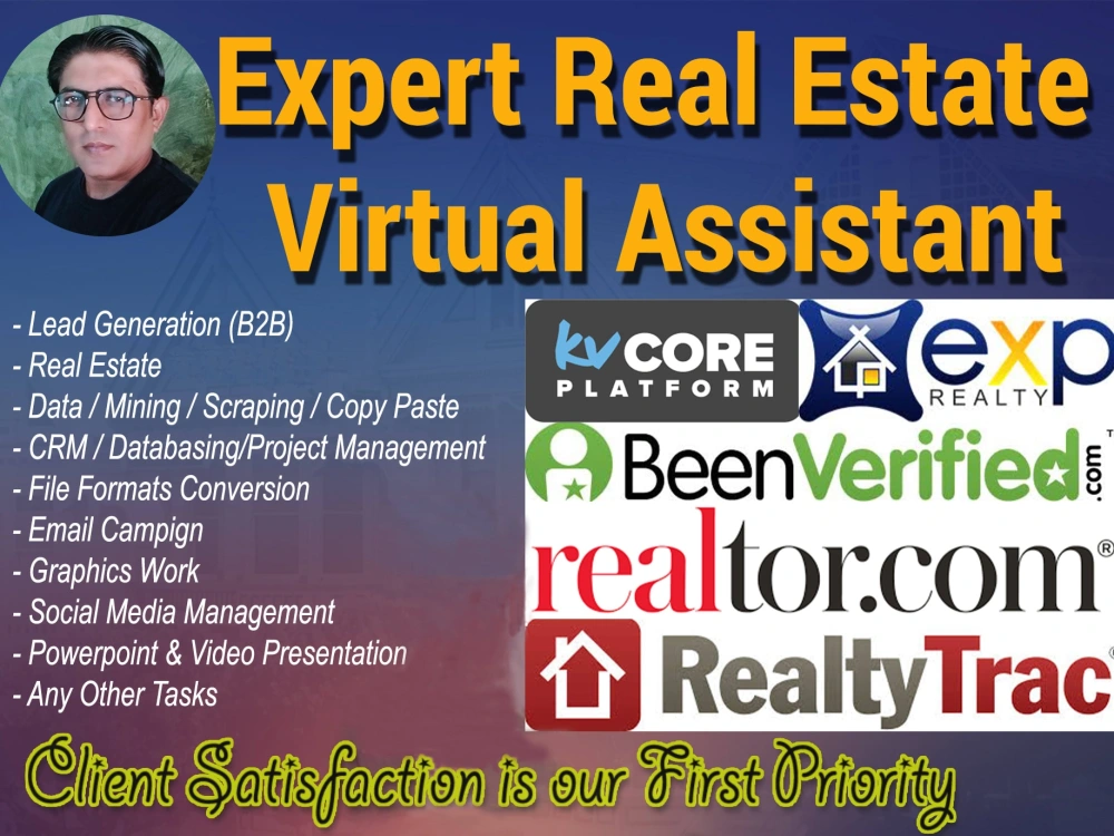 Real Estate Virtual Assistant/Executive Assistant/Admin Assistant | Upwork