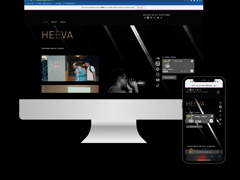 Fully functional web design proposal through wix | Upwork