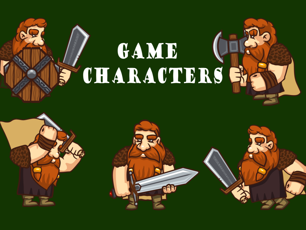 Game assets, 2d characters, sprite sheet for the games and streamers ...