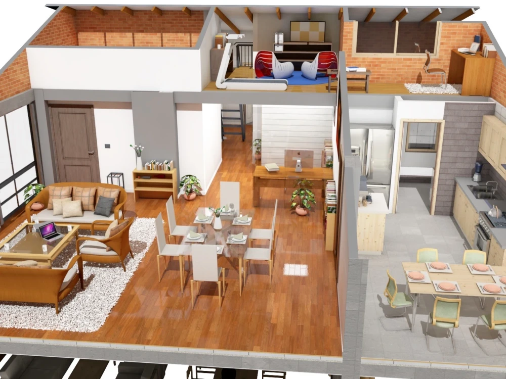 Any architectural render you need in an efficient and timely fashion ...