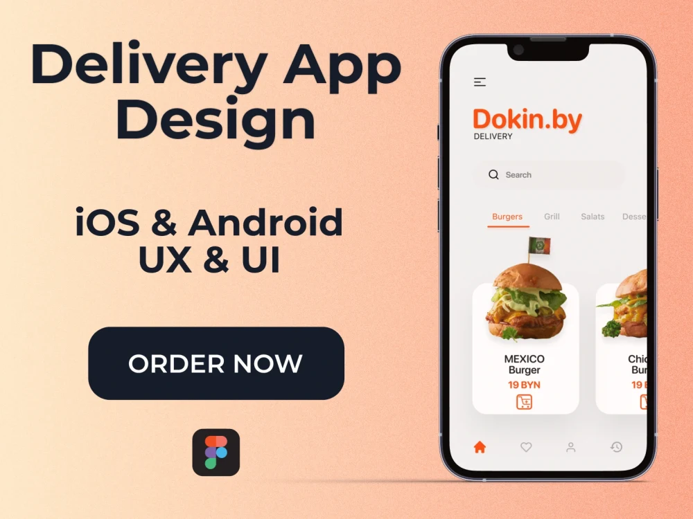 Delivery App UI UX design | Upwork