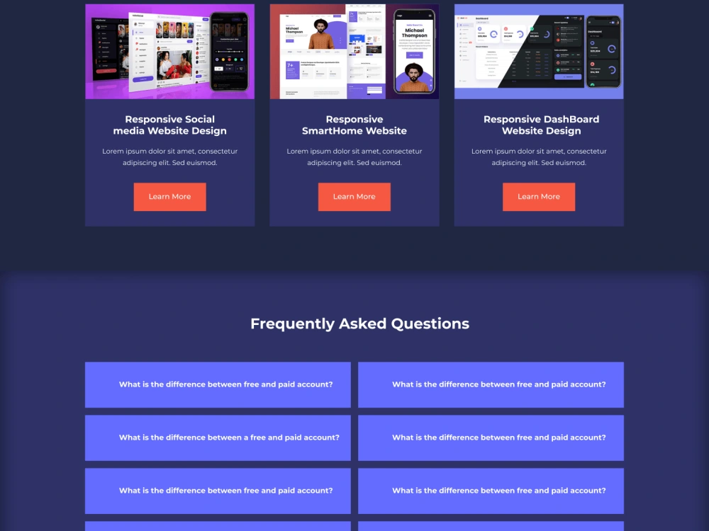 A functional, visually appealing frontEnd website optimized for all devices | Upwork