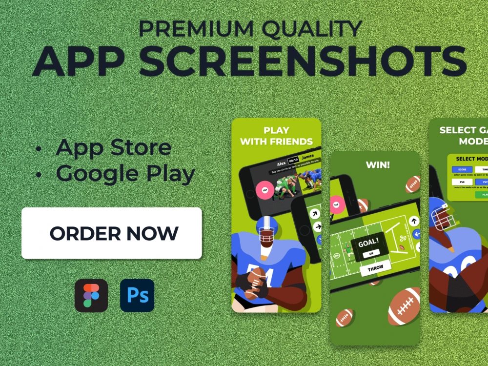 Professional Screenshots design App Store & Google Play | Upwork