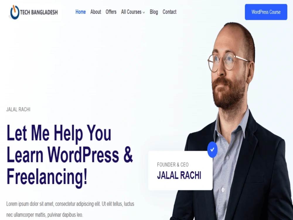 A Responsive WordPress Website Design/Re-design for your Business | Upwork