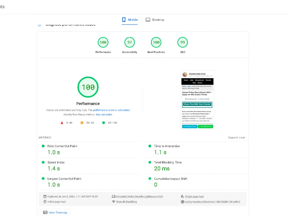 WordPress optimization ( score 100 on google ) | Upwork