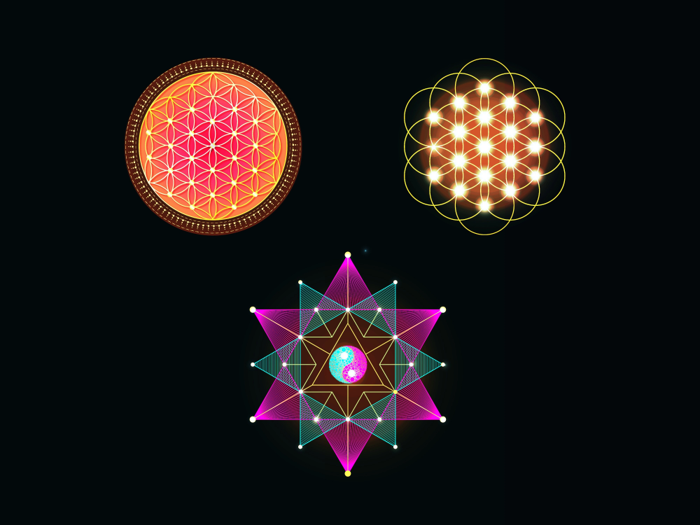 Sacred geometry logo and mystical logo design | Upwork