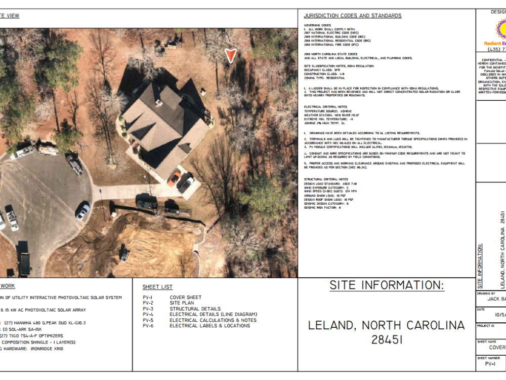 A solar permitting package, bill of materials, and stamped planset | Upwork