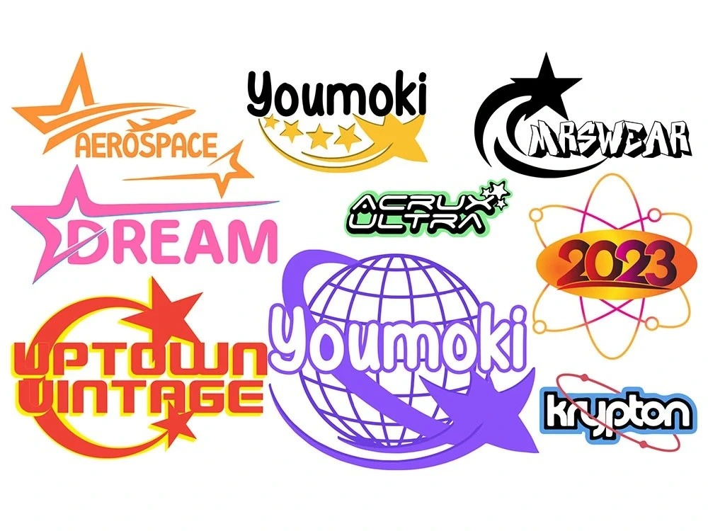 Y2K logo design for clothing brands. | Upwork