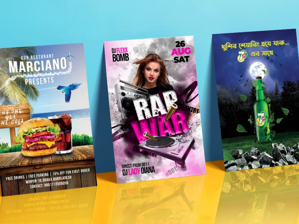 A professional flyer poster and print design | Upwork