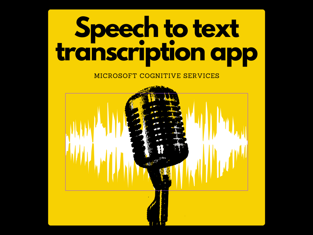 A Speech to text web application (using Azure Cognitive Services) | Upwork