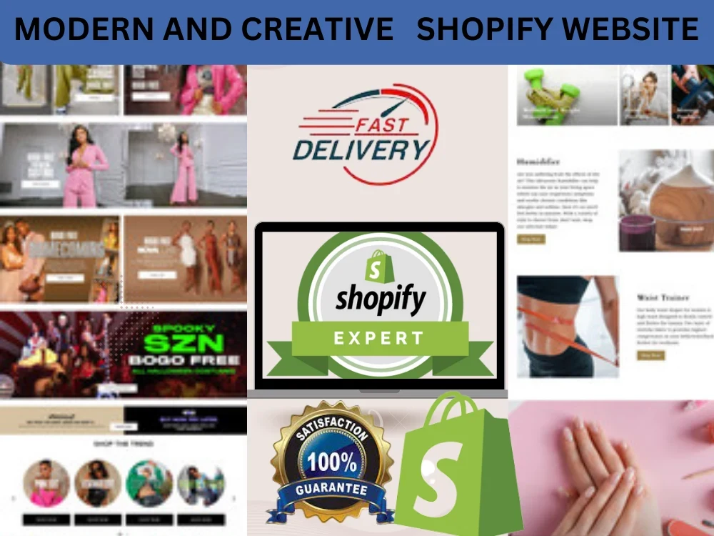 Create Shopify Dropshipping store design, Shopify Ecommerce website design | Upwork