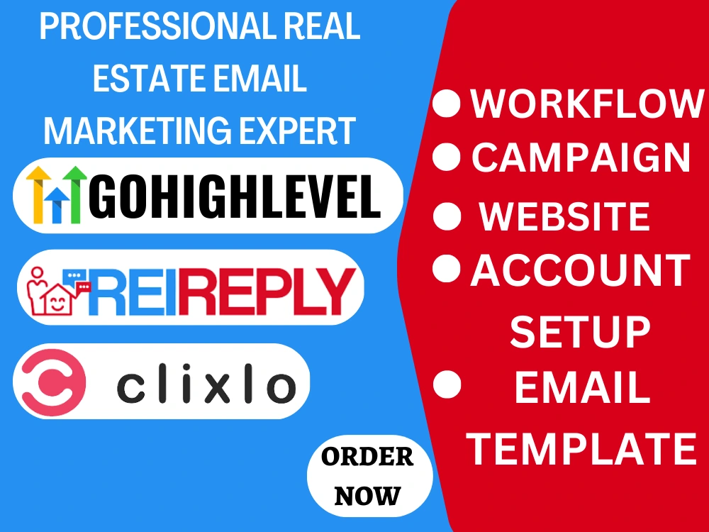 Rei reply gohighlevel clixlo landing page sales funnel automation | Upwork