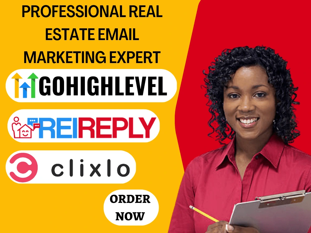 Rei reply gohighlevel clixlo landing page sales funnel automation | Upwork