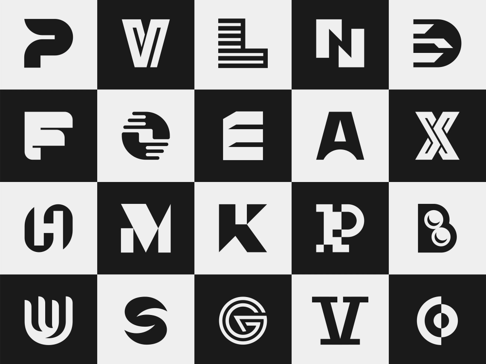 A Professional Minimalistic Lettermark Logo Design for your Brand | Upwork